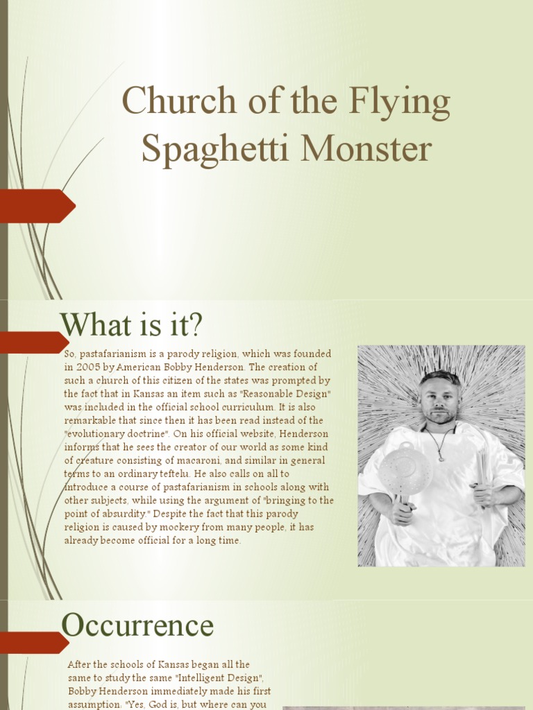 Church of The Flying Spaghetti Monster | PDF | Religion And Belief ...