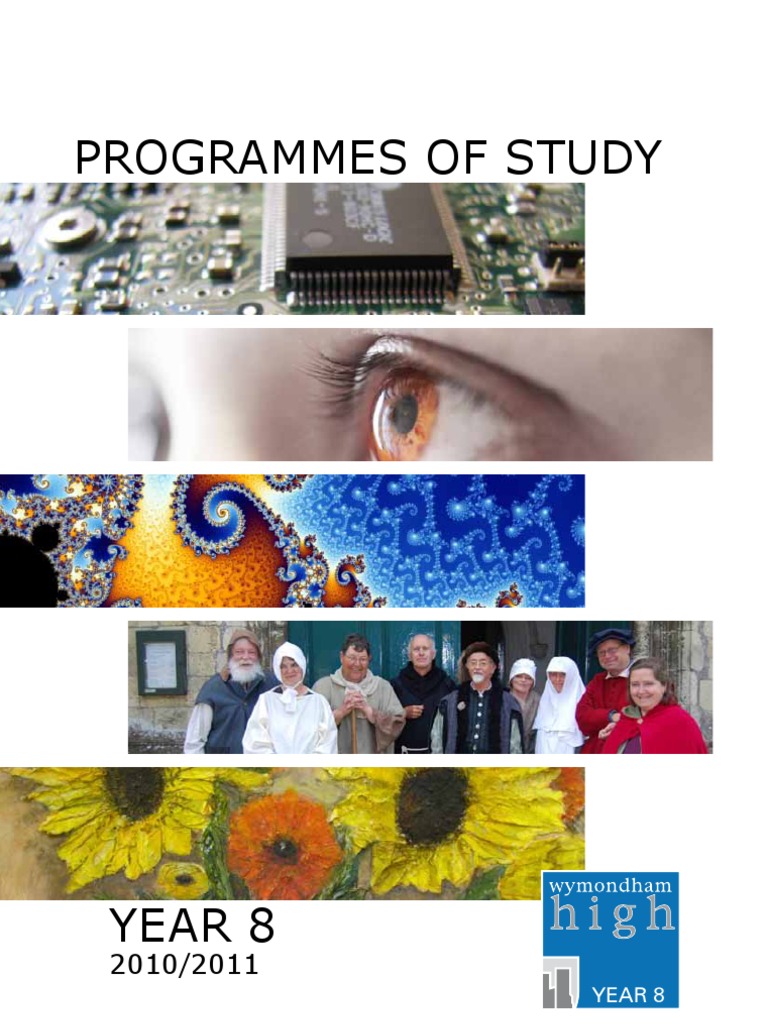 Year 8 Study Program Overview 2010-2011 | PDF | Curriculum | Teaching ...