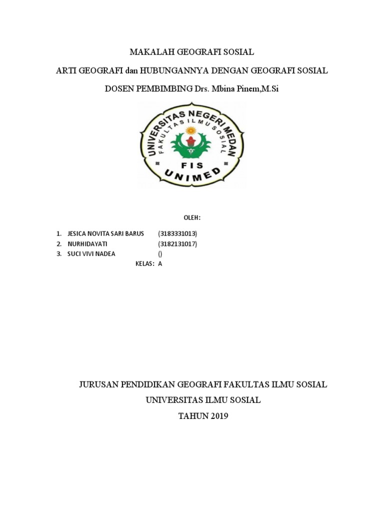 Geografi Sosial | PDF | Ilmu Sosial | Sains & Matematika