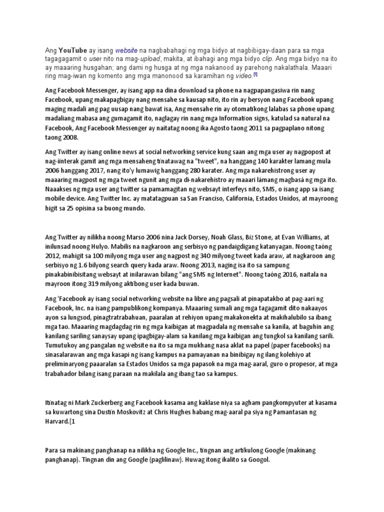 Project Epp Filipino | PDF