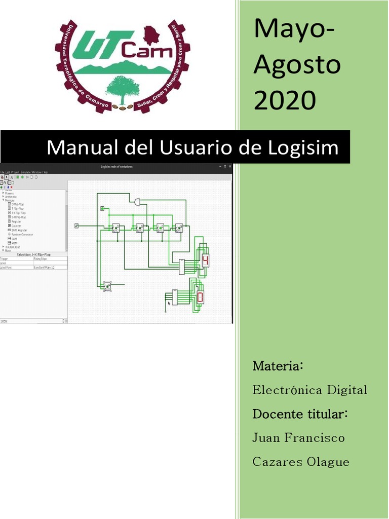 Manual de Usuario Logisim | PDF | Poco | Puerta lógica