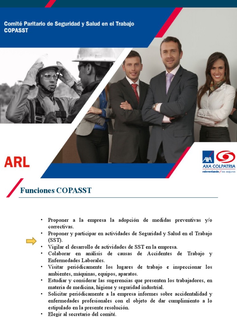 Presentacion Funciones Copasst | PDF