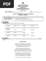 Lesson Plan Types of Poetry | PDF | Poetry