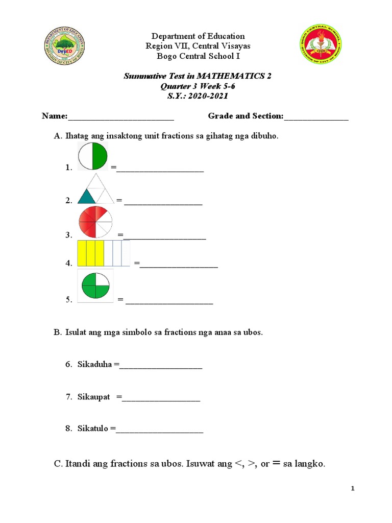 Math 2 Quarter 3 Sum3 | PDF