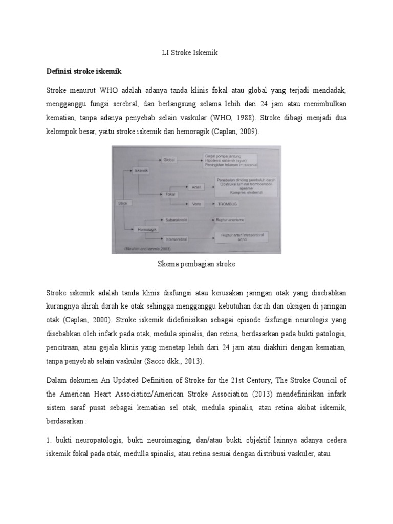 Stroke Iskemik | PDF