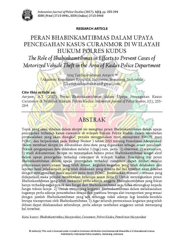 Peran Polri Dalam Penangana Covid 19 | PDF | Sains & Matematika