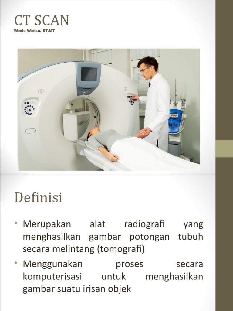 Proses dan Definisi CT Scan | PDF | Teknologi & Rekayasa