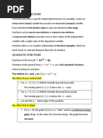 Parabola Notes | PDF | Equations | Mathematical Objects