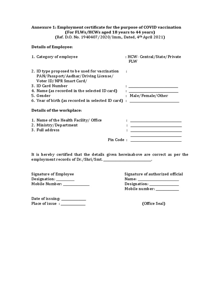 Annexures 1 & 2 | PDF