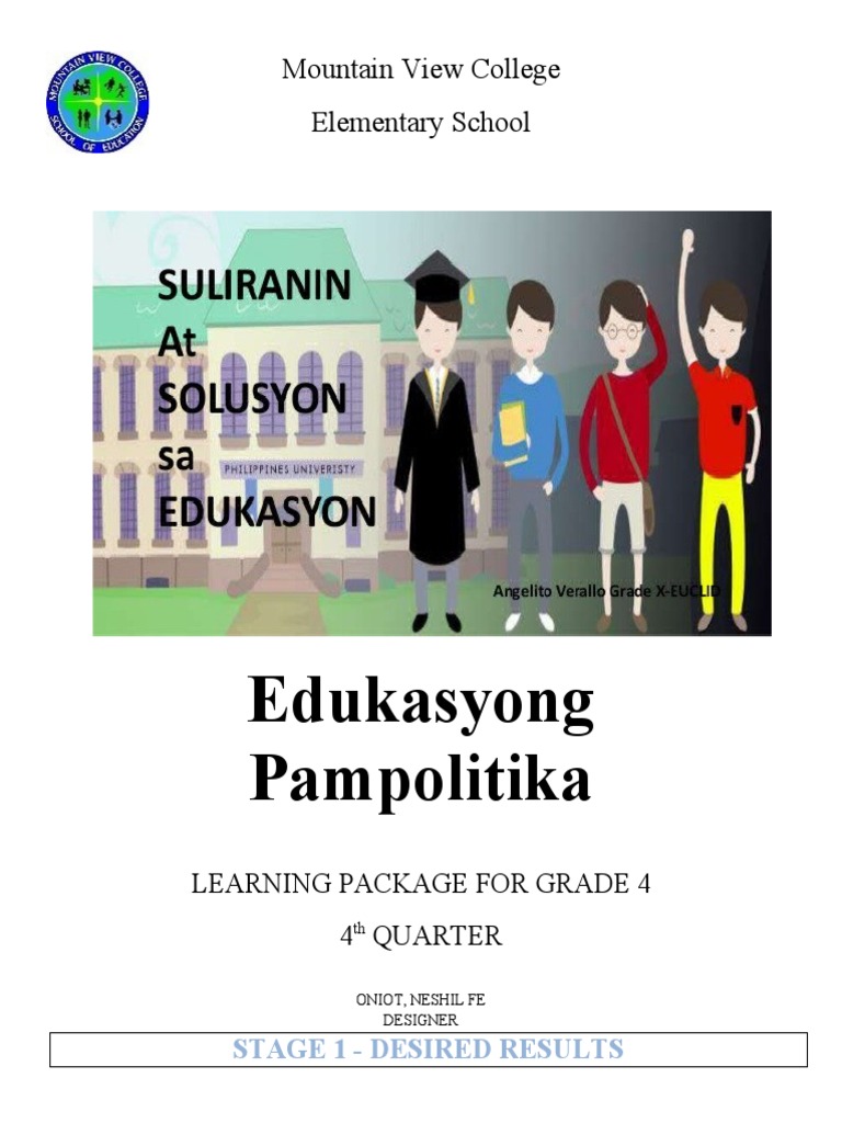 Filipino Module For Teacher | PDF