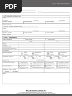 BDO Life - Life Insurance Policy Benefit Instruction Form | PDF ...