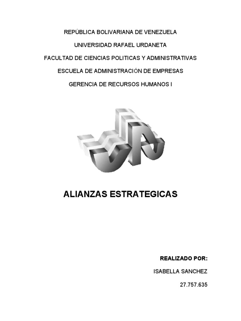 Alianzas estratégicas: tipos, objetivos y ejemplos | PDF | Proyecto conjunto | Empresas