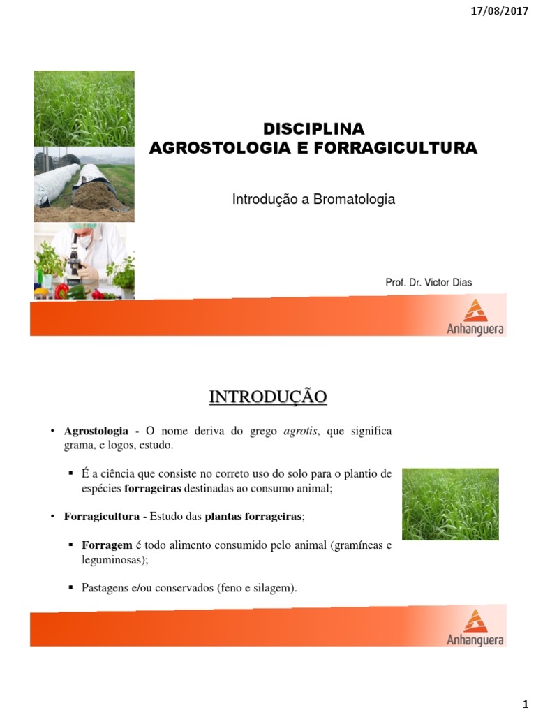 Agrostologia e Forragicultura: Fundamentos | PDF | Amostragem ...