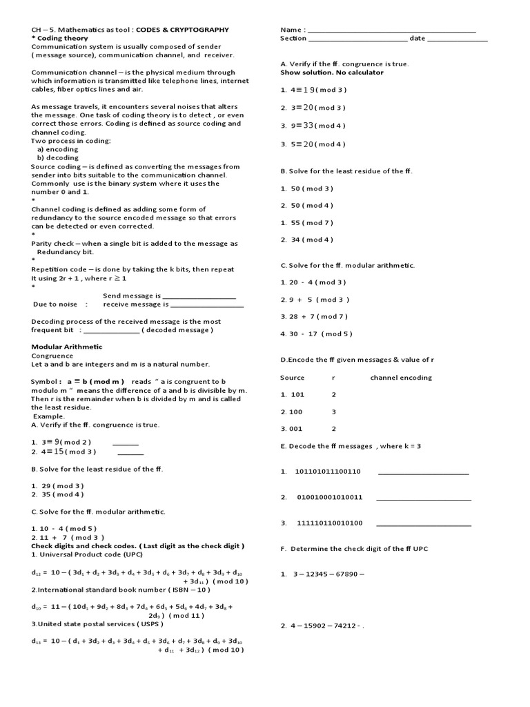 Ho CH 5 Codes Exercise | PDF
