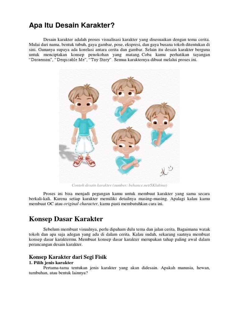 Desain Karakter | PDF