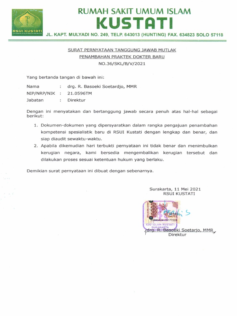 Surat Permohonan | PDF