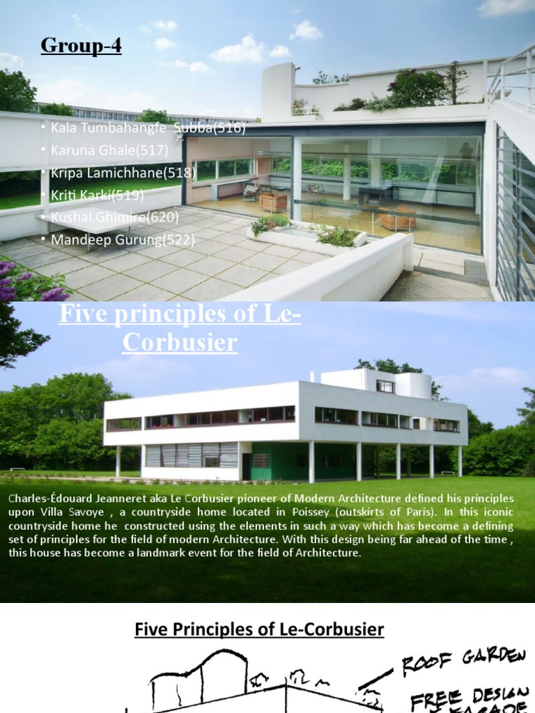 Five Principles of Le-Corbusier | PDF
