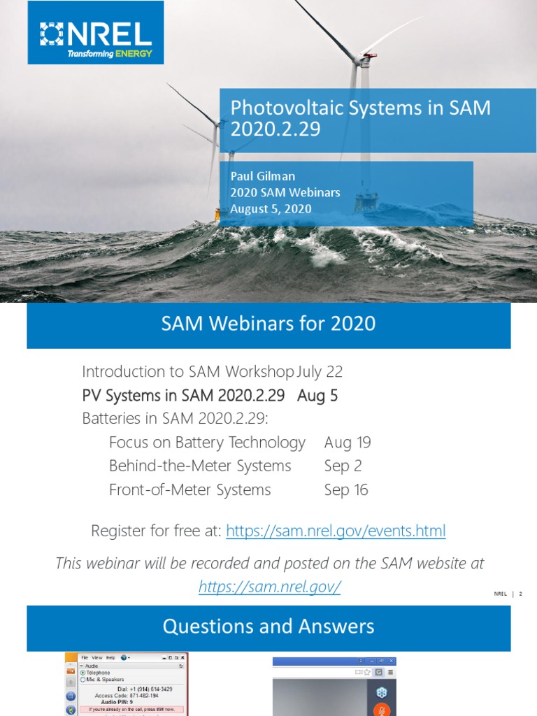 PV System Design in SAM 2020 Guide | PDF | Photovoltaic System | Power ...