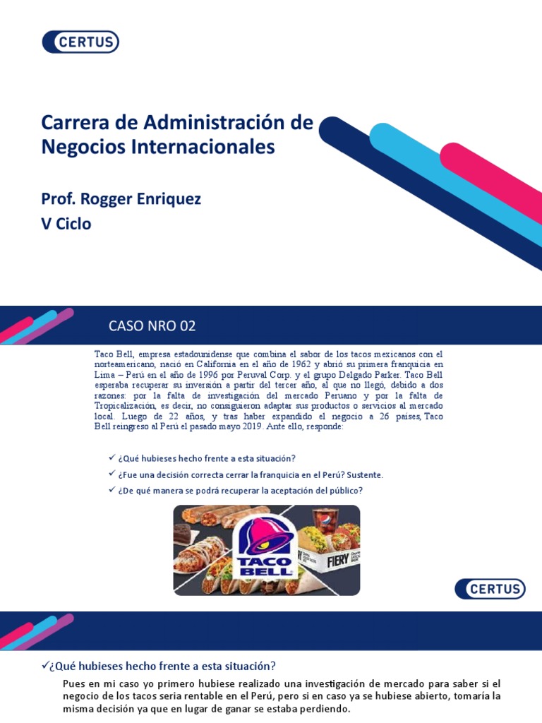Caso Taco Bell | PDF