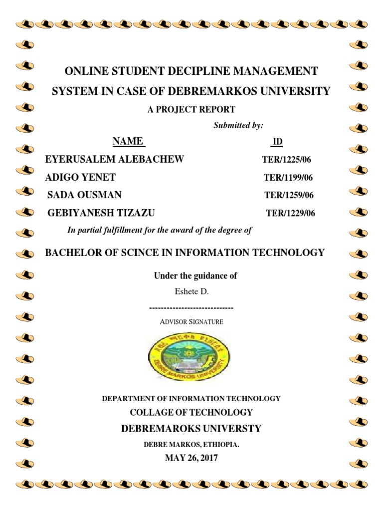 Student Administrative Decipline Management System | PDF | Use Case ...