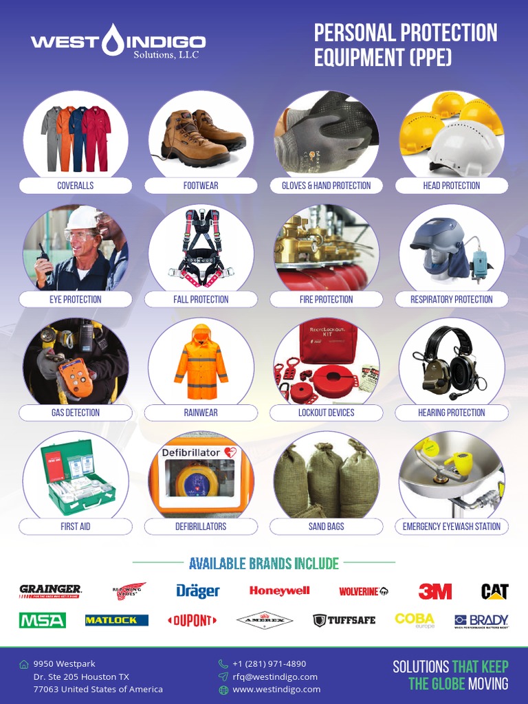 Personal Protection Equipment (PPE) : Available Brands Include | PDF ...