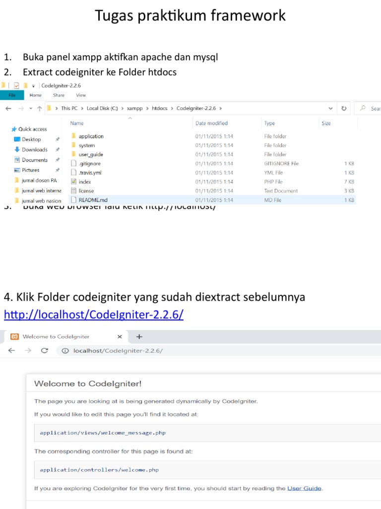 Panduan Praktikum CodeIgniter | PDF