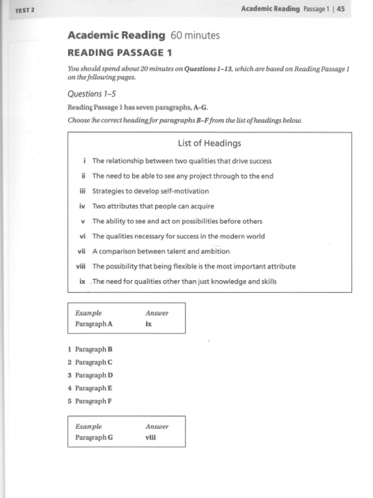 Reading Test2 | PDF