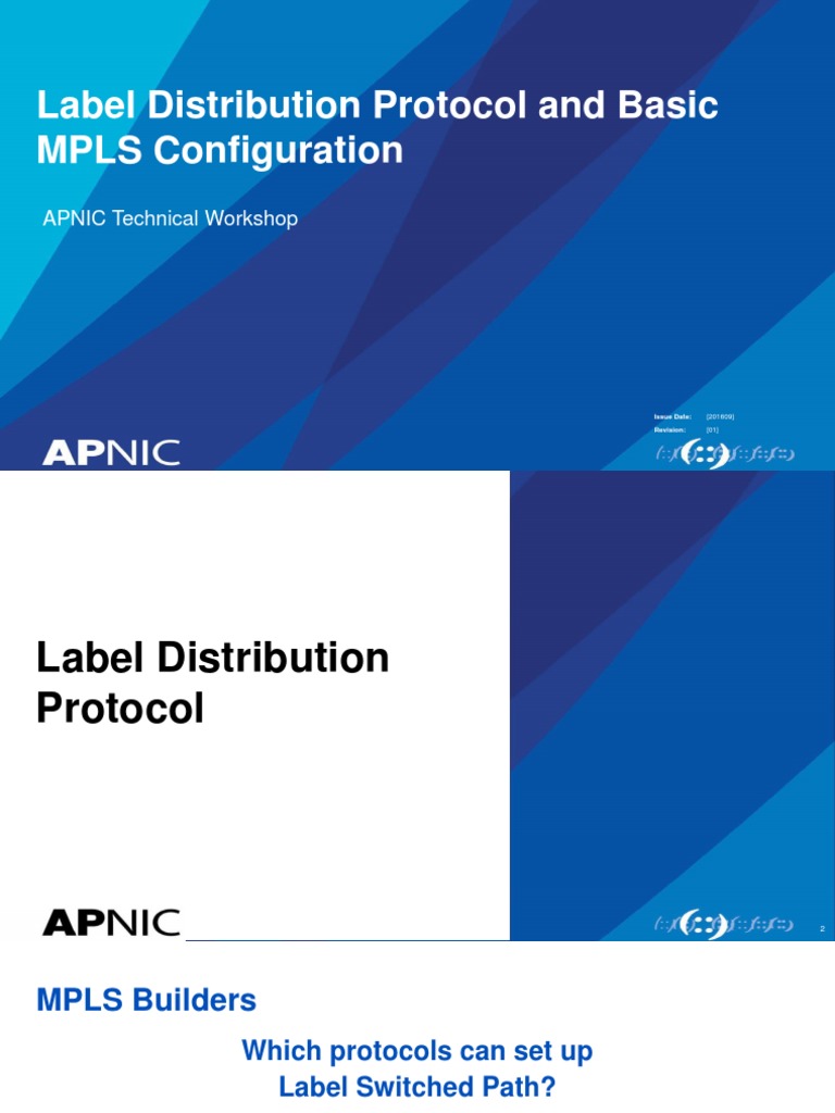 Mpls Ldp And Basic Configuration Pdf Multiprotocol Label Switching Networking