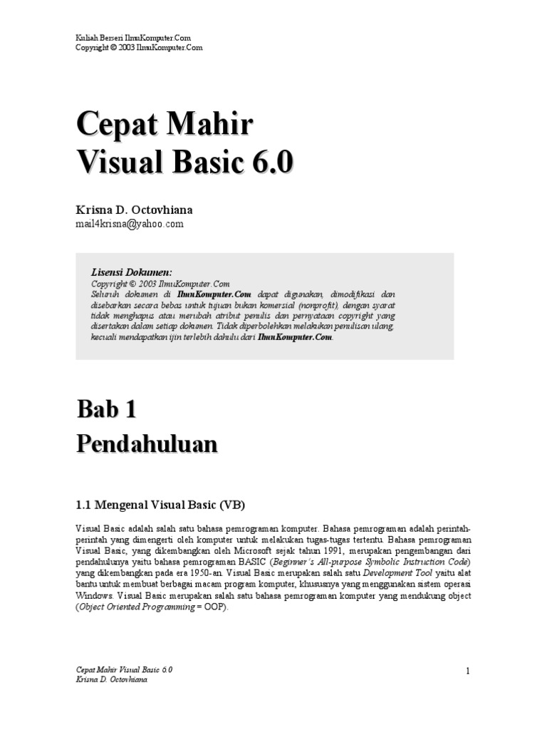 Krisna vb6 01 | PDF