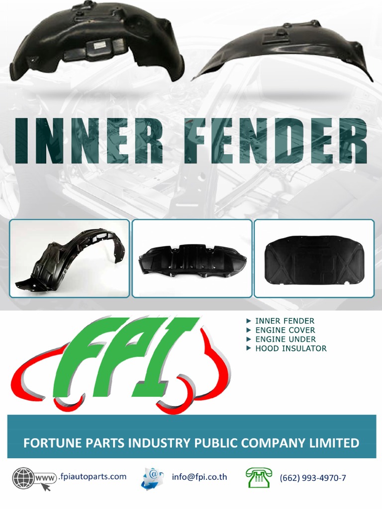 Inner Fender: Inner Fender Engine Cover Engine Under Hood Insulator ...