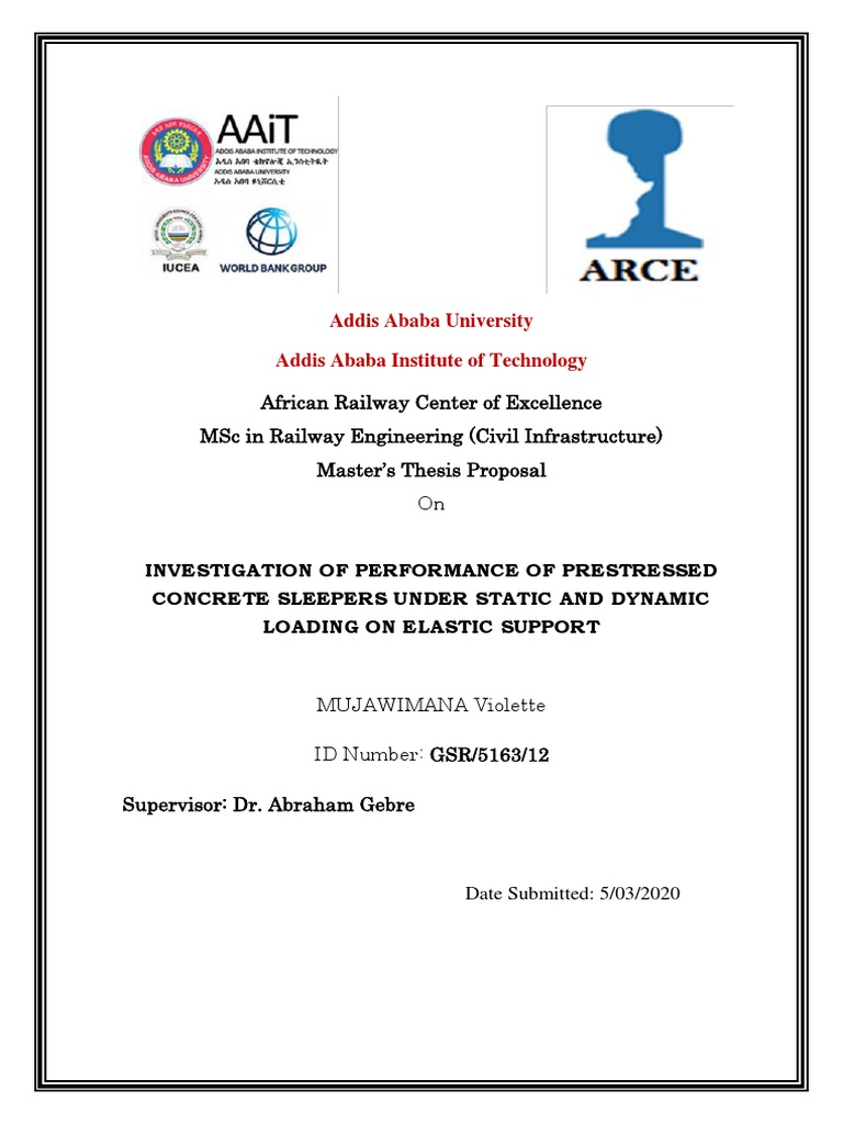 Final Research Proposal | PDF | Track (Rail Transport) | Beam (Structure)