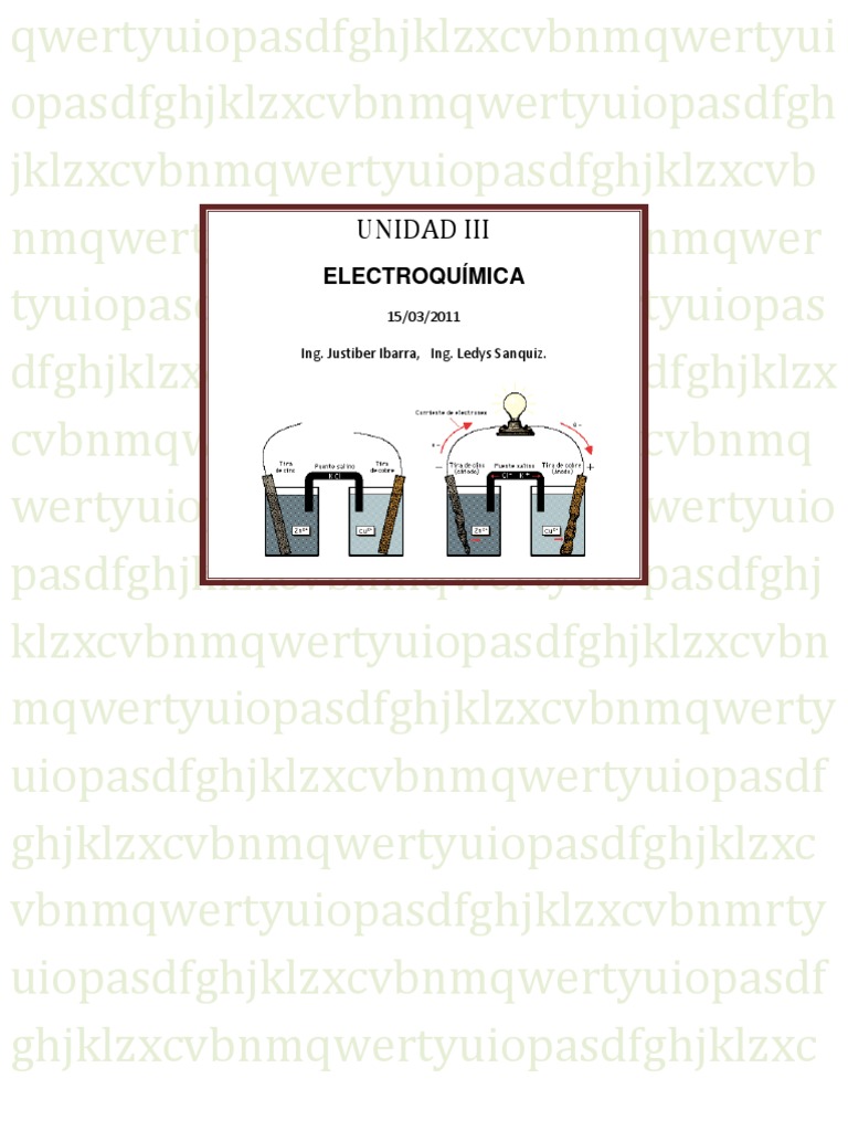 Quimica 2 | PDF | Redox | Electrodo