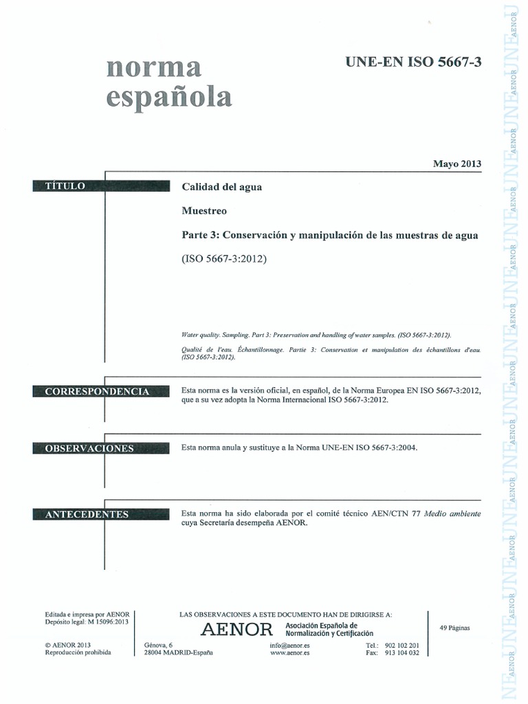 Une 5667-3 2013 | PDF