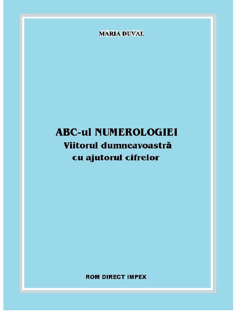 ABC-ul Numerologiei | PDF