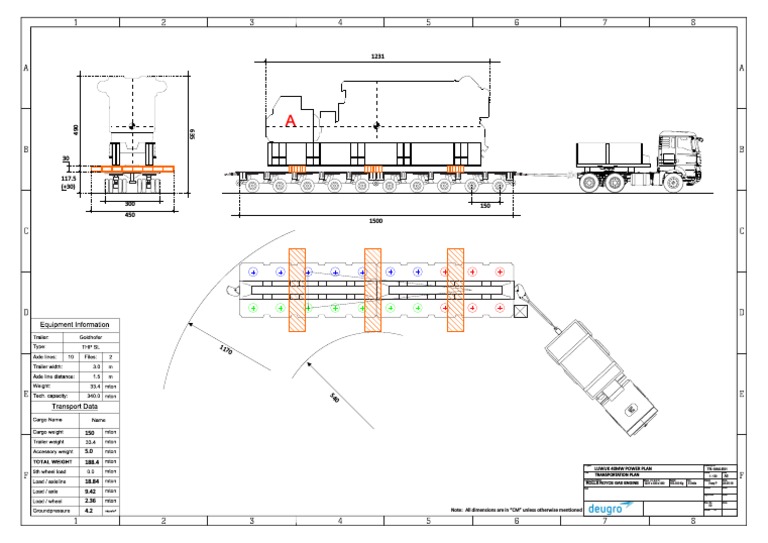 "Goldhofer" Hydraulic Platform Trailer 10 Axles With Prime Mover 1 Unit ...
