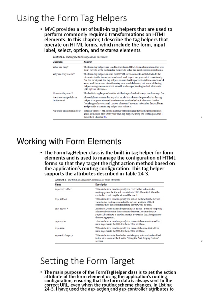 Advanced View Design - HTML Tag Helper Part 2 | PDF | Http Cookie ...