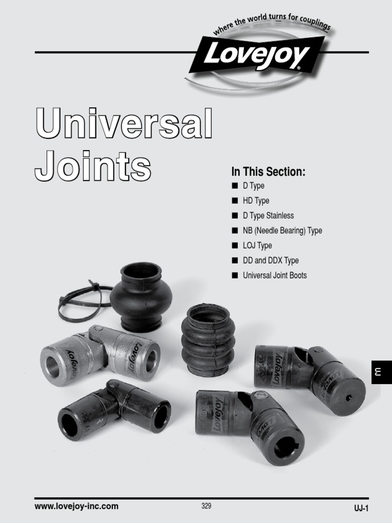 Universal Joints: in This Section | PDF | Horsepower | Machines