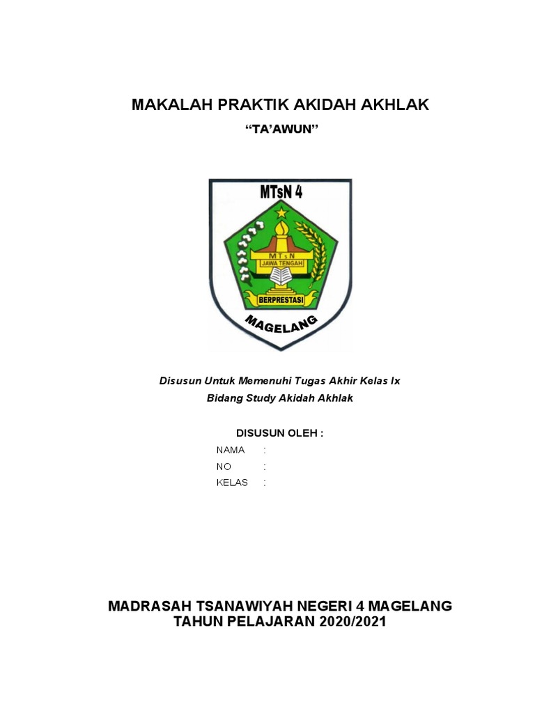Makalah Ta - Awun | PDF