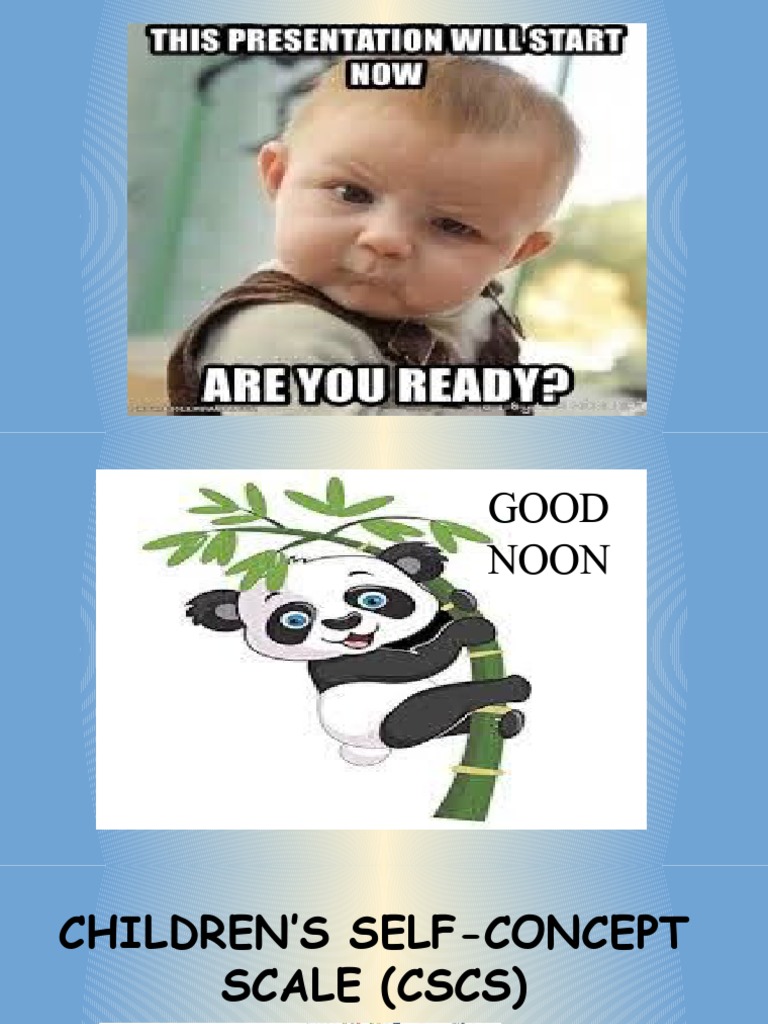 Children's Self-Concept Scale (CSCS) | PDF | Self Concept | Self