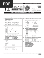 Class 5 IOM Sample Paper | PDF | Numbers | Mathematics