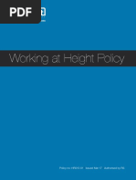 RT Working at Heights Standard | PDF | Scaffolding | Safety