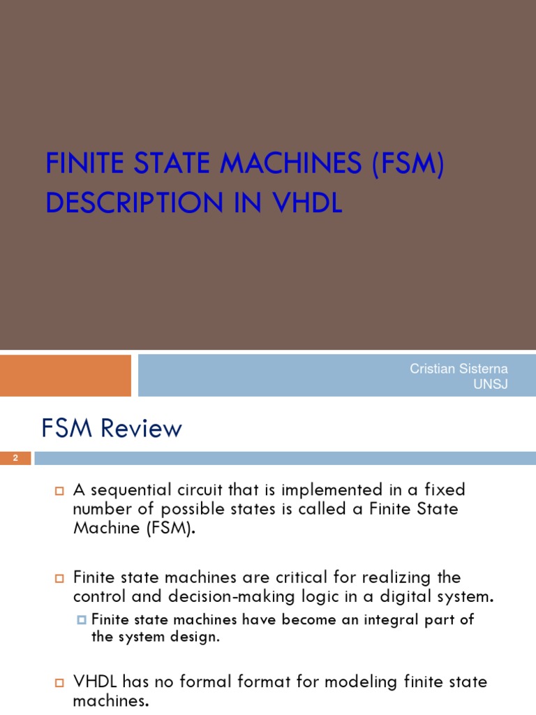 7 FSM Sda | PDF | Vhdl | Computer Data