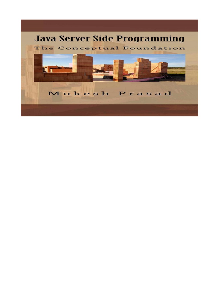 Java Server Side Programming - The Conceptual Foundation | PDF | Hypertext Transfer Protocol ...