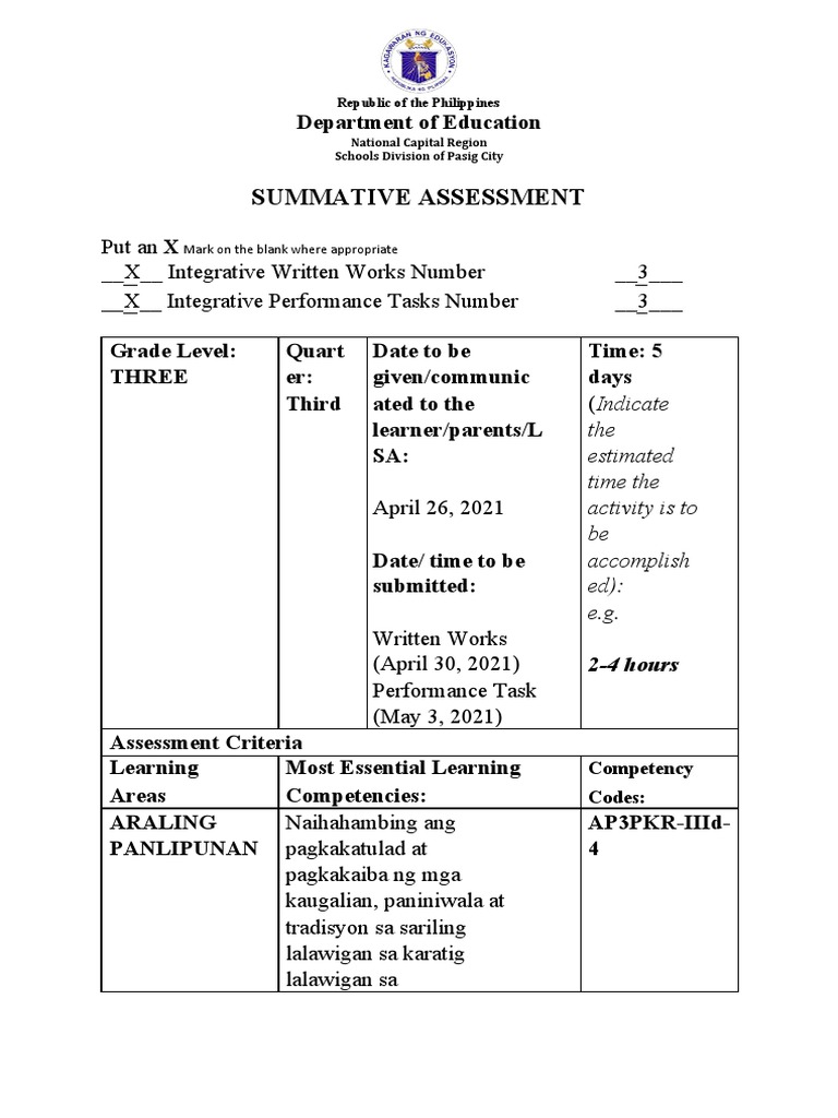 Alex - Grade-3b-Q3-Pt3-Ww3-Final | PDF