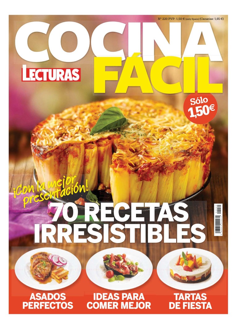 Cocina Fácil Lecturas - Marzo 2016 | PDF