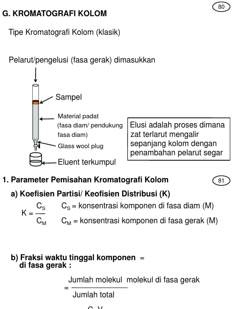 Kromatografi Kolom | PDF