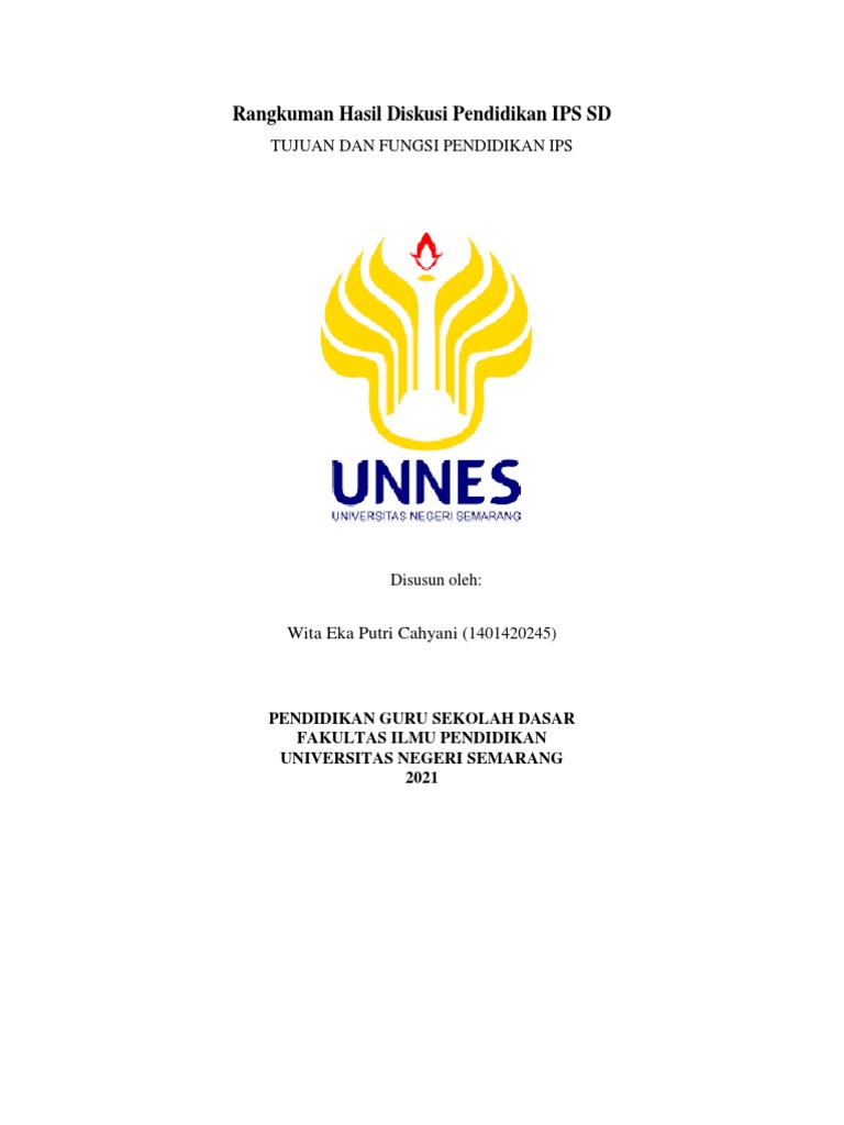 Fungsi Pendidikan IPS di SD | PDF | Karier & Perkembangan