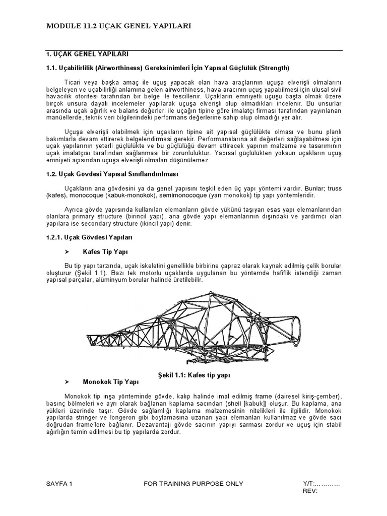 11.2 Airframe Structures-General Concepts | PDF