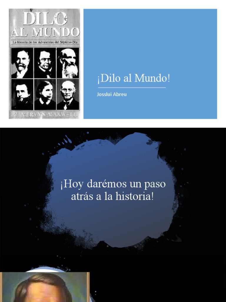 Dilo Al Mundo! | PDF | Iglesia Adventista del Séptimo Día | Familias ...