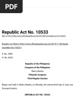 Enhanced Basic Education Act of 2013 | PDF | Curriculum | Secondary ...